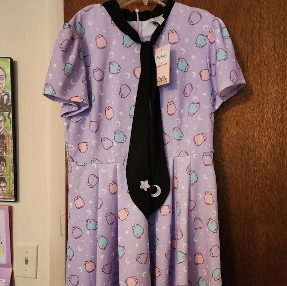 Unique Vintage | Dresses | Unique Vintage X Pusheen Celestial Dress ...